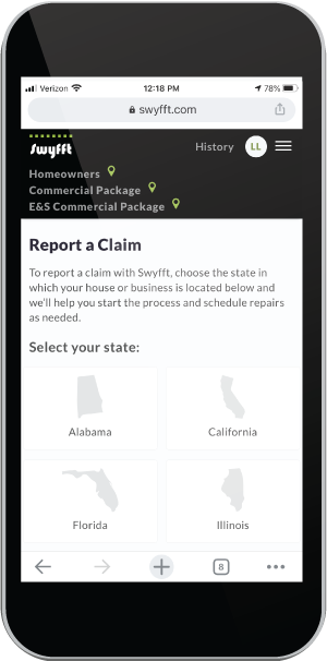 Swyfft Claims Center