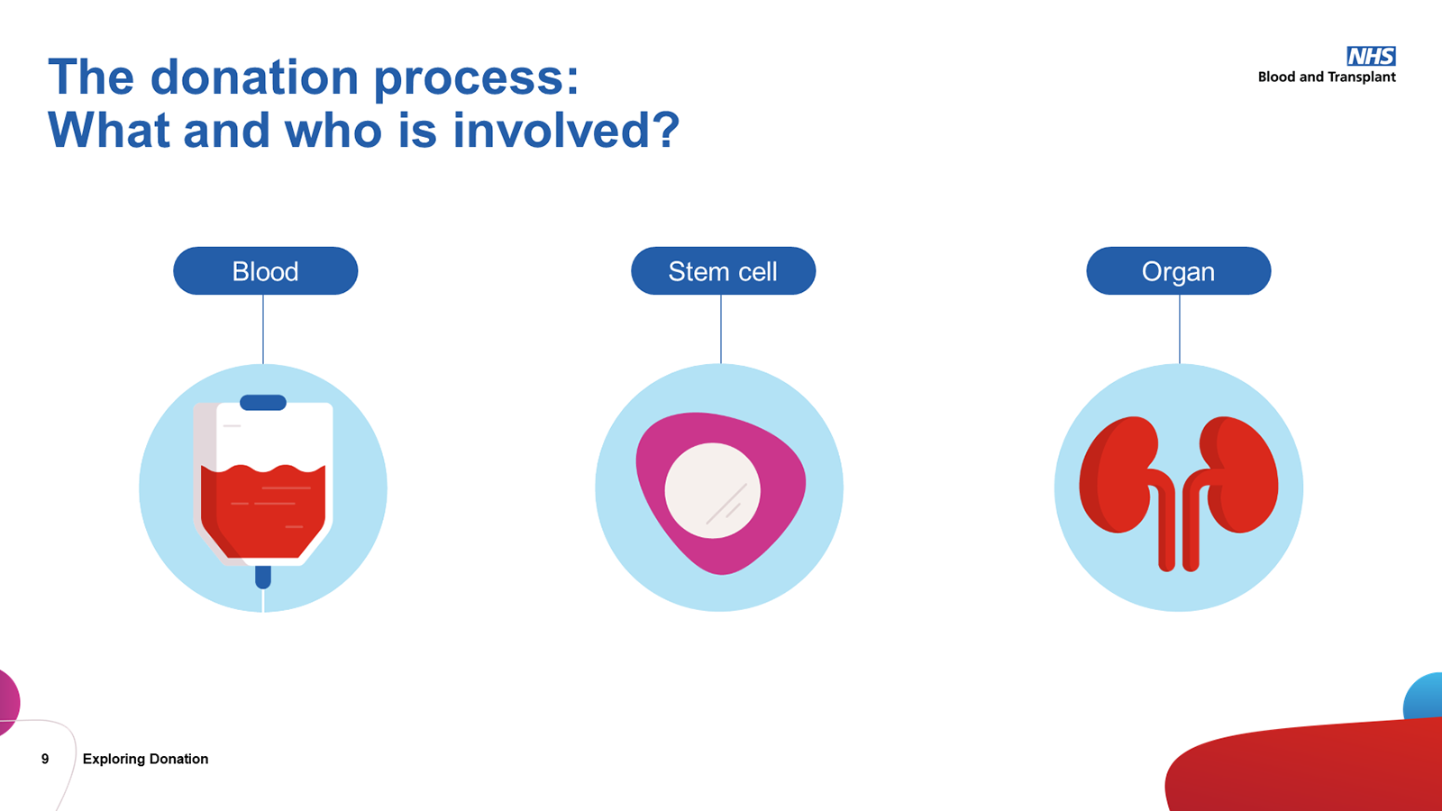 NHS Blood and Transplant: Exploring blood, organ and stem cell donation